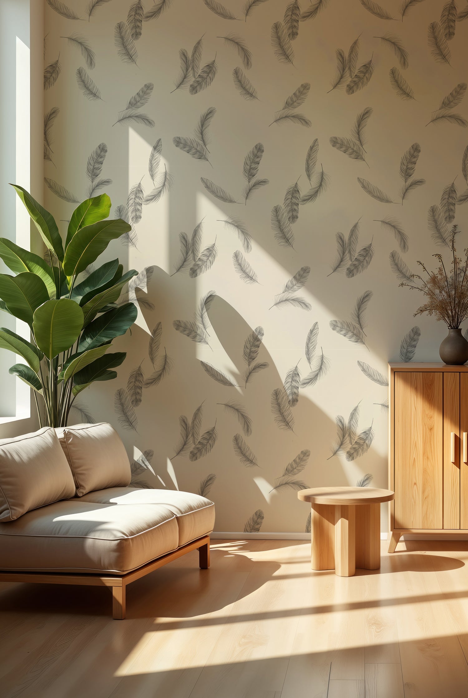 XV NEWTON CREEK Parchment Wallpaper – Victoria Sanders Design