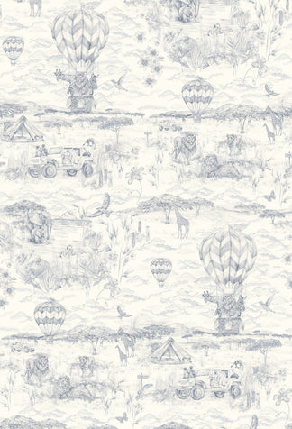 LYONS DEN Baby Blue Wallpaper – Victoria Sanders Design