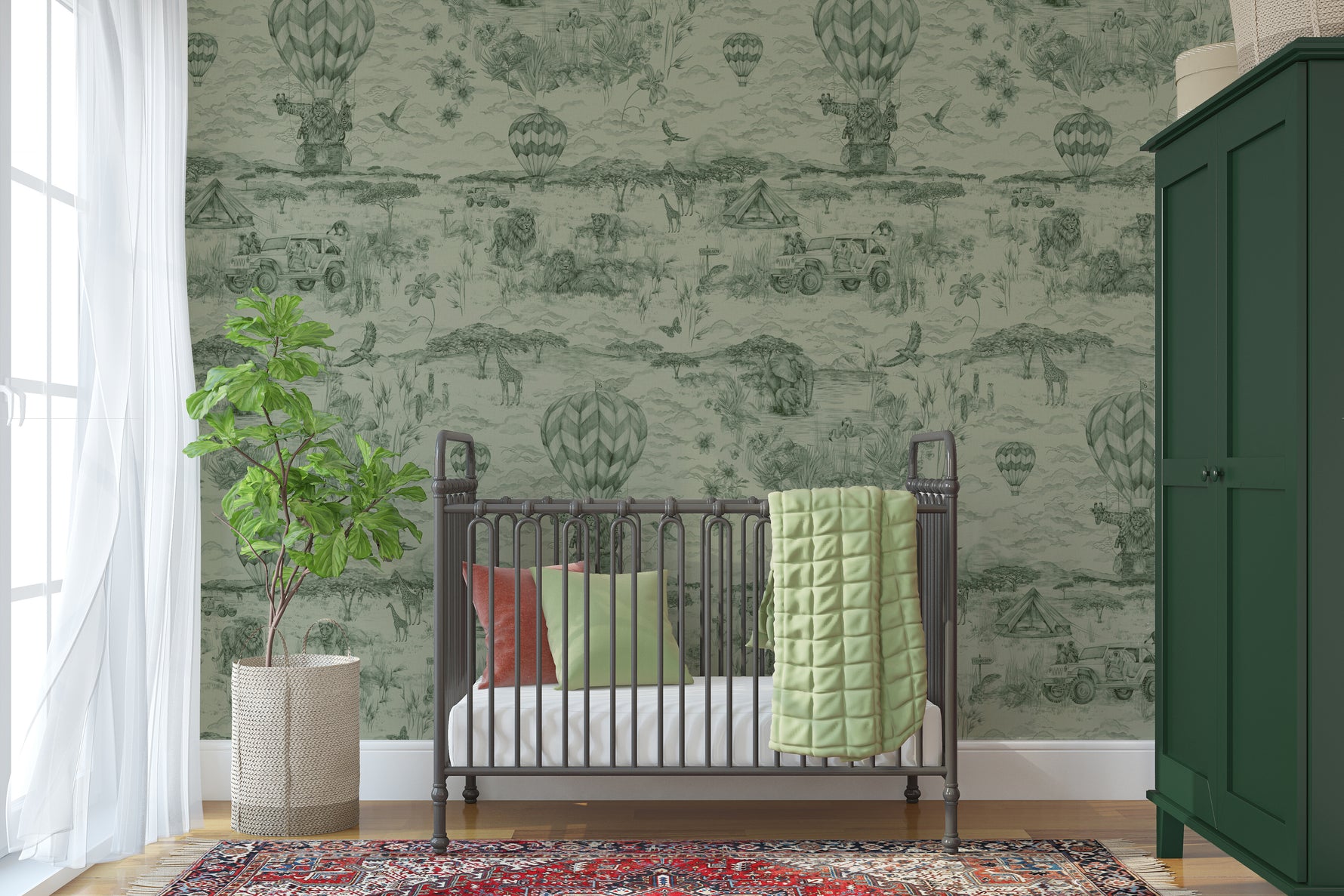 LYONS DEN Sage Wallpaper – Victoria Sanders Design