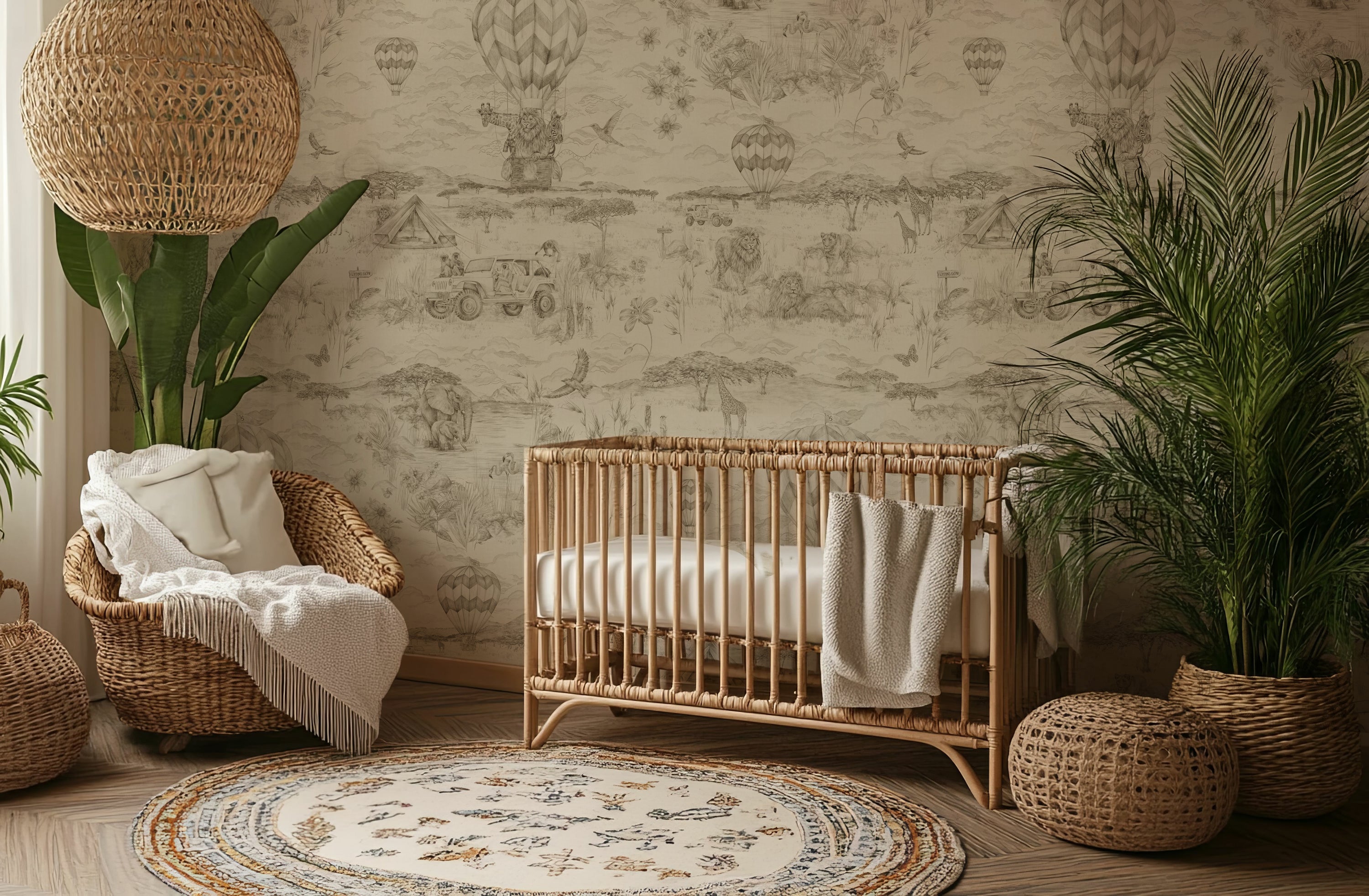 LYONS DEN Parchment Wallpaper – Victoria Sanders Design